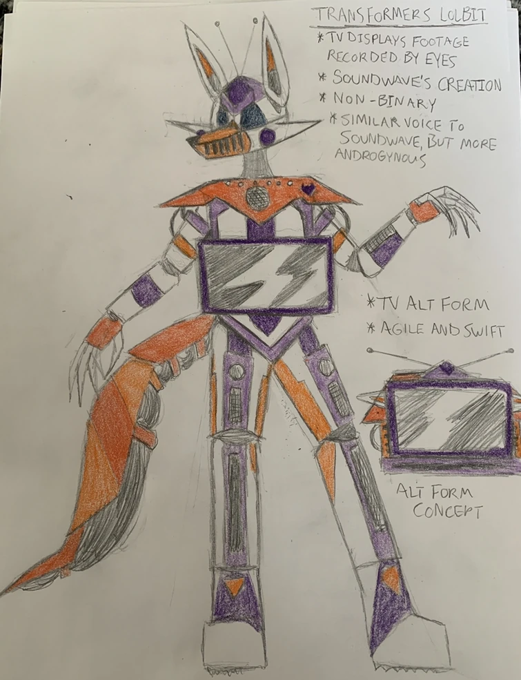 Lolbit if they were in Transformers! | Fandom