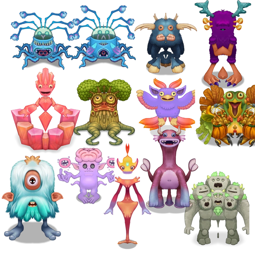 some front facing monsters | Fandom