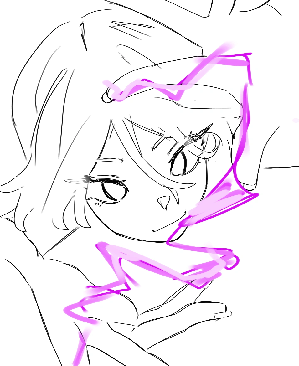 this drawing is so cheeks but i wanted an excuse to yap abt her ability 💔(it’s cooler now, trust ...