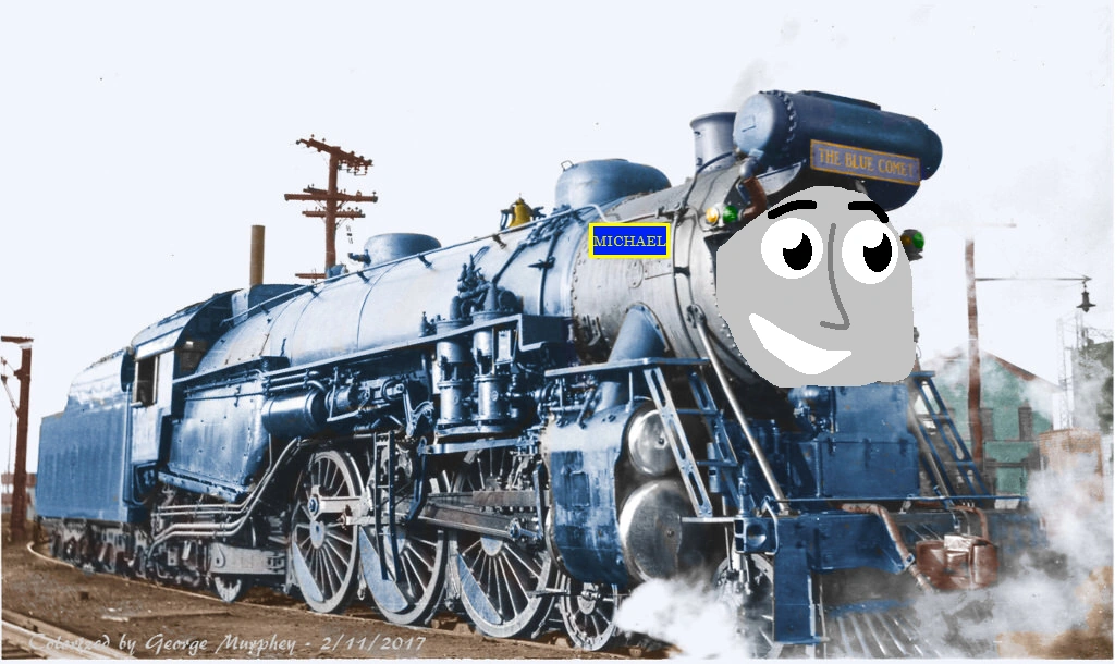 Meet Michael the Blue Comet Engine (My Thomas & Friends OC) | Fandom
