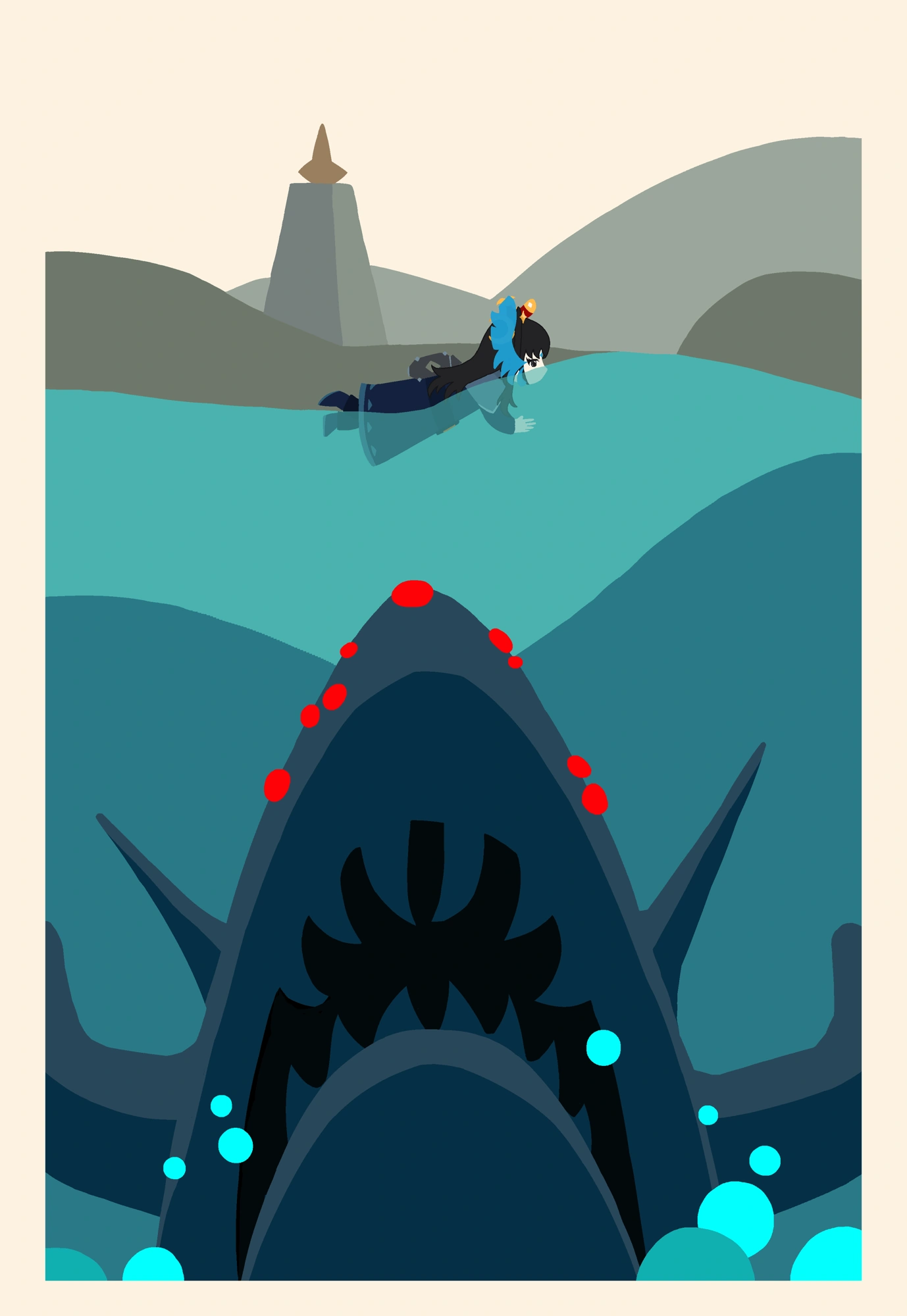 New artwork I made (blood warning) | Fandom