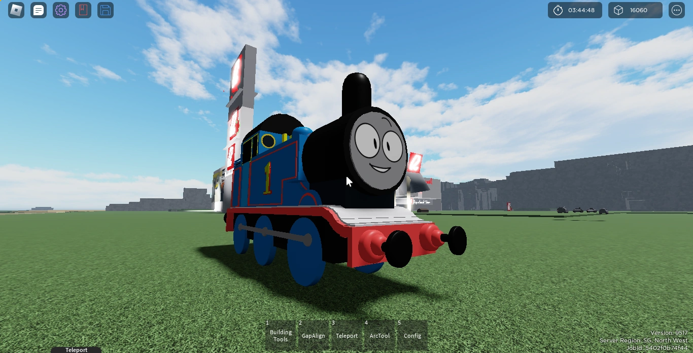 I made this model Thomas in a F3X game in Roblox. | Fandom