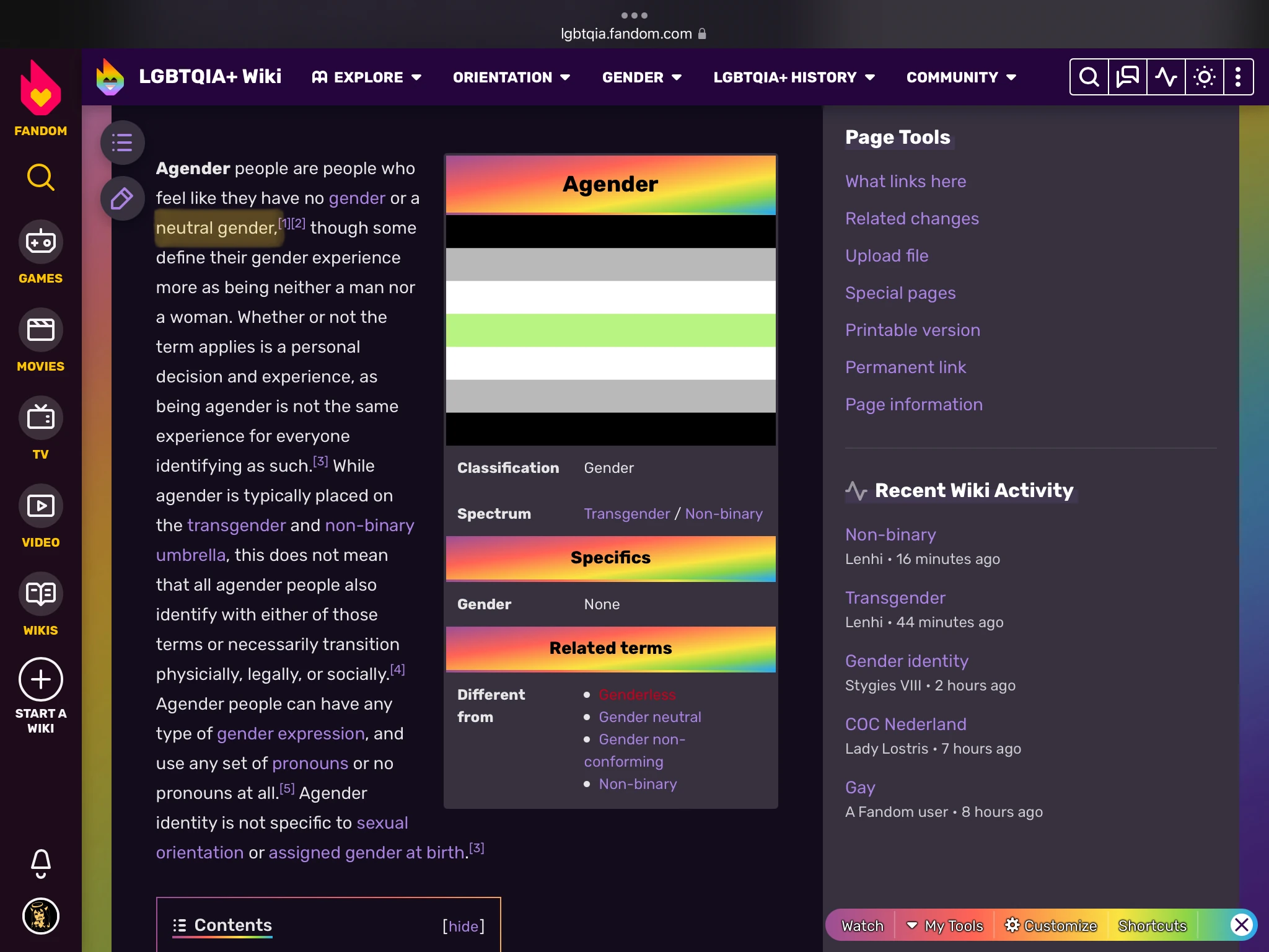 Agender. (Tw/caps) | Fandom