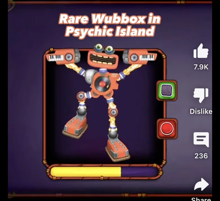 Never pause Psychic Island Rare Wubbox💀 (fanmade) | Fandom