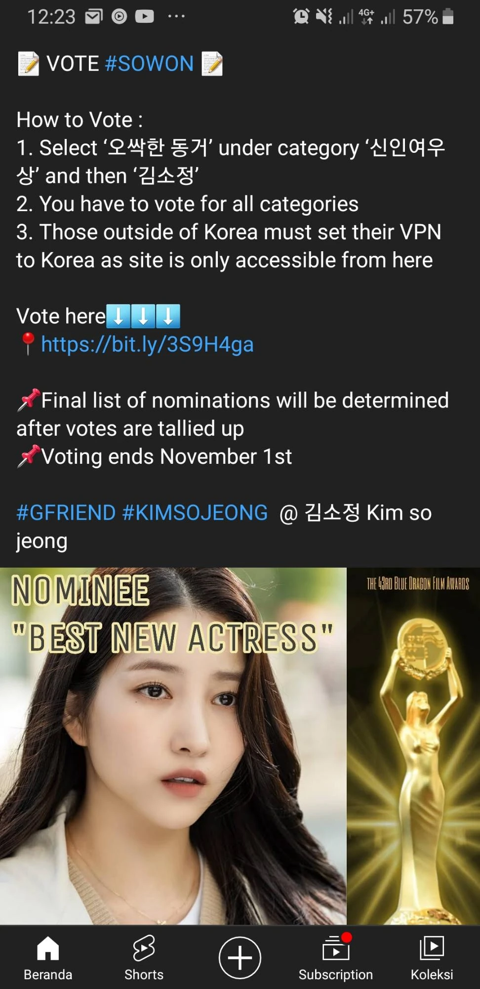 Help me vote Kim Sojeong! | Fandom
