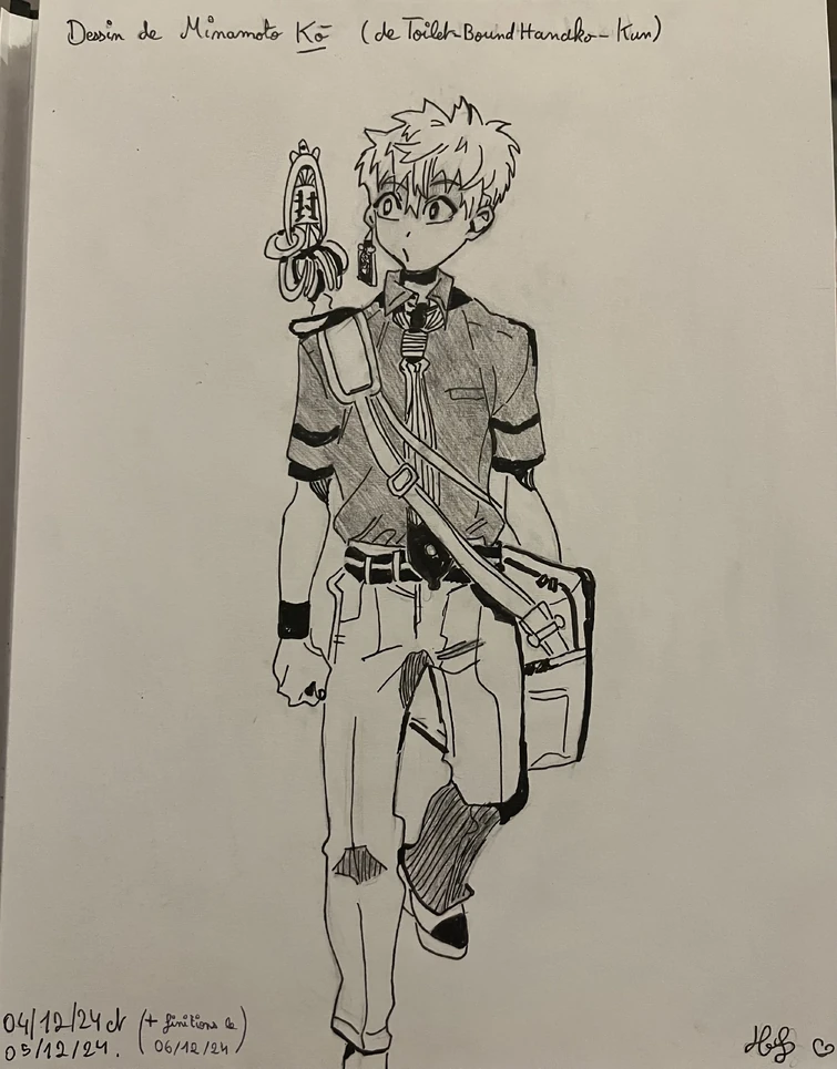 Minamoto Kô drawing (posted late…) | Fandom