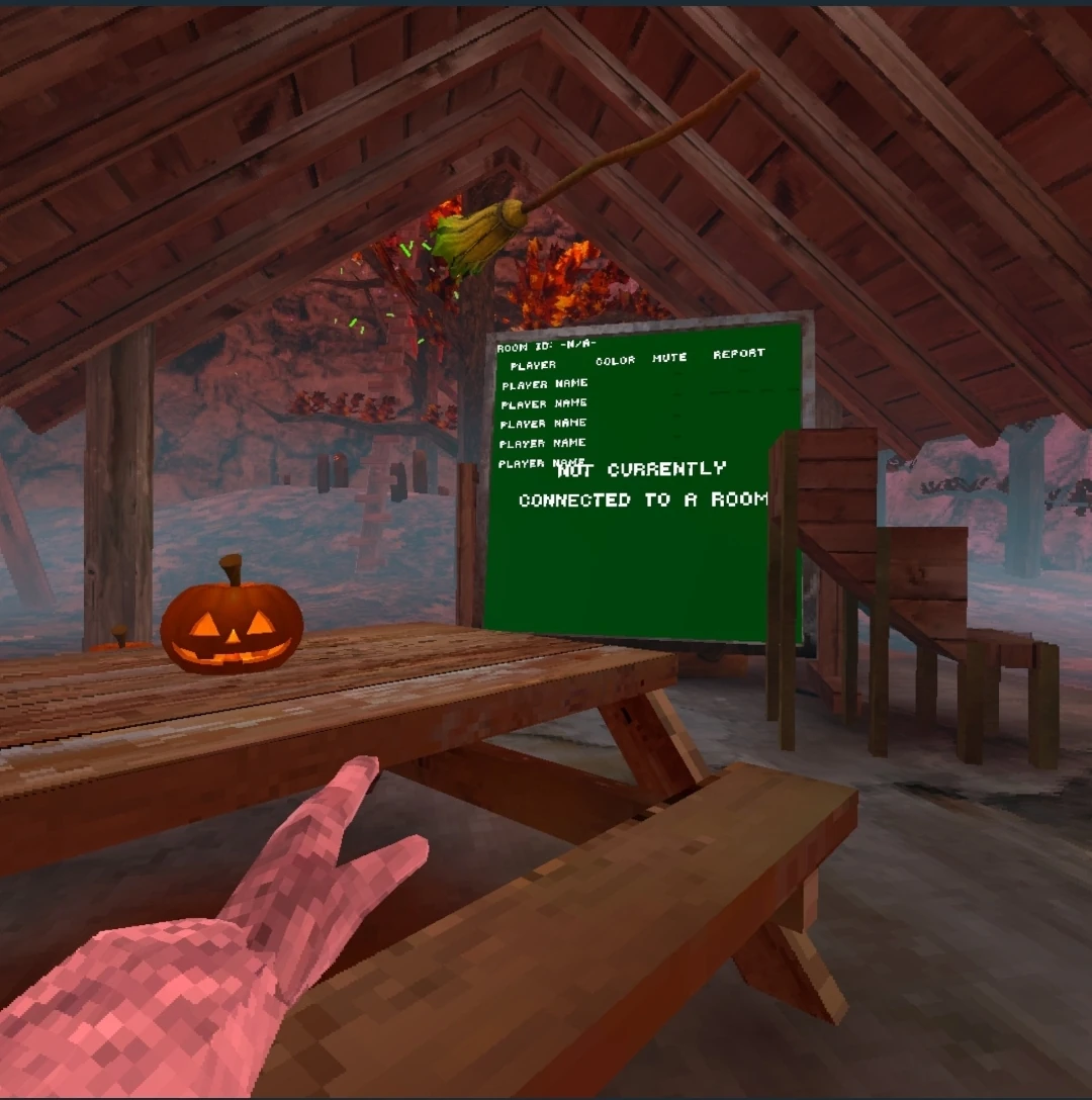 I saw this in Gorilla Tag and it won't go away. Is there something I ...