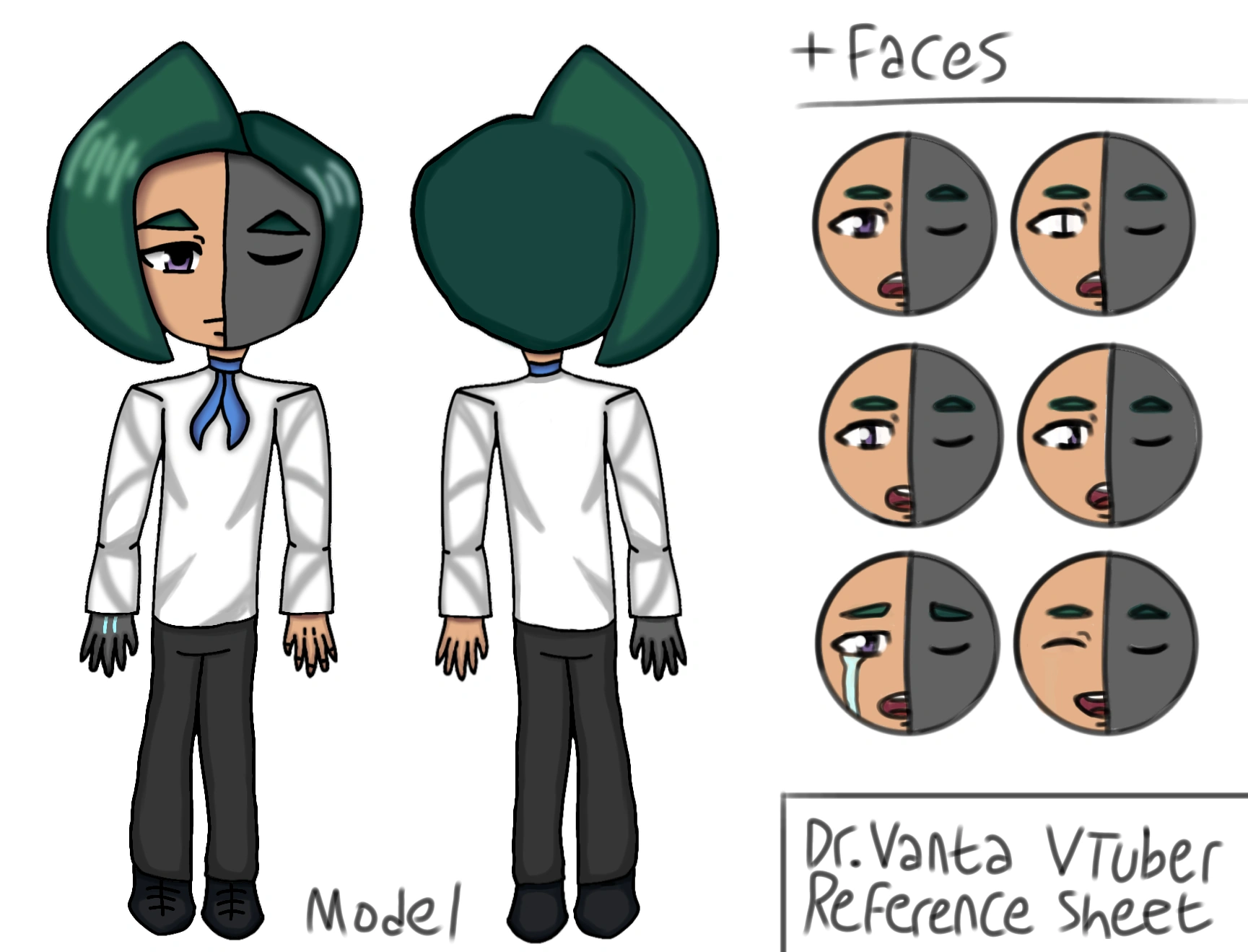 Dr. Vanta VTuber Model [Ref Sheet] | Fandom