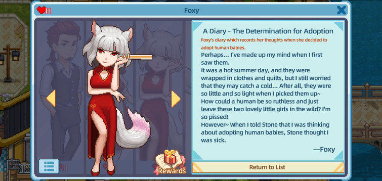 Harvest Town Affinity - Foxy quest | Fandom