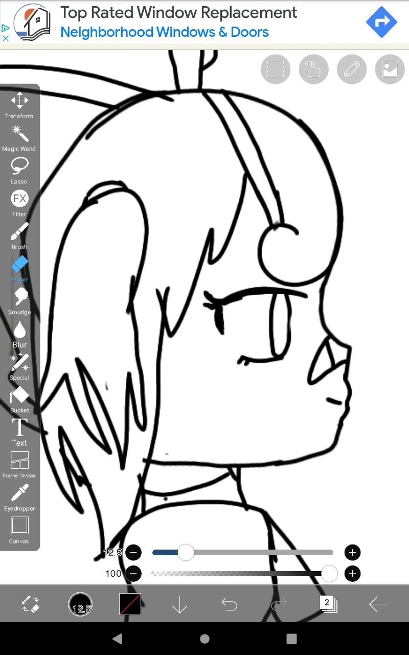 My favorite side-facing character drawing. | Fandom