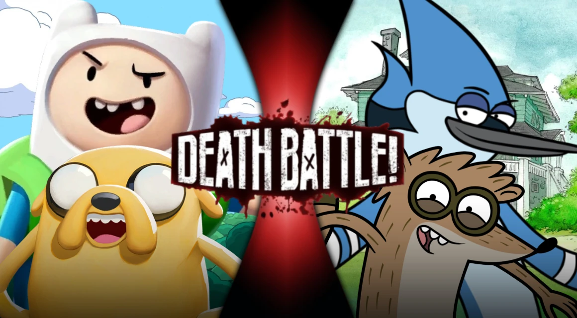 Finn and Jake vs Mordecai and Rigby (Adventure Time vs Regular Show ...