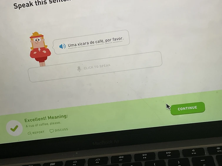 Yay duolingo can finally track my voice | Fandom