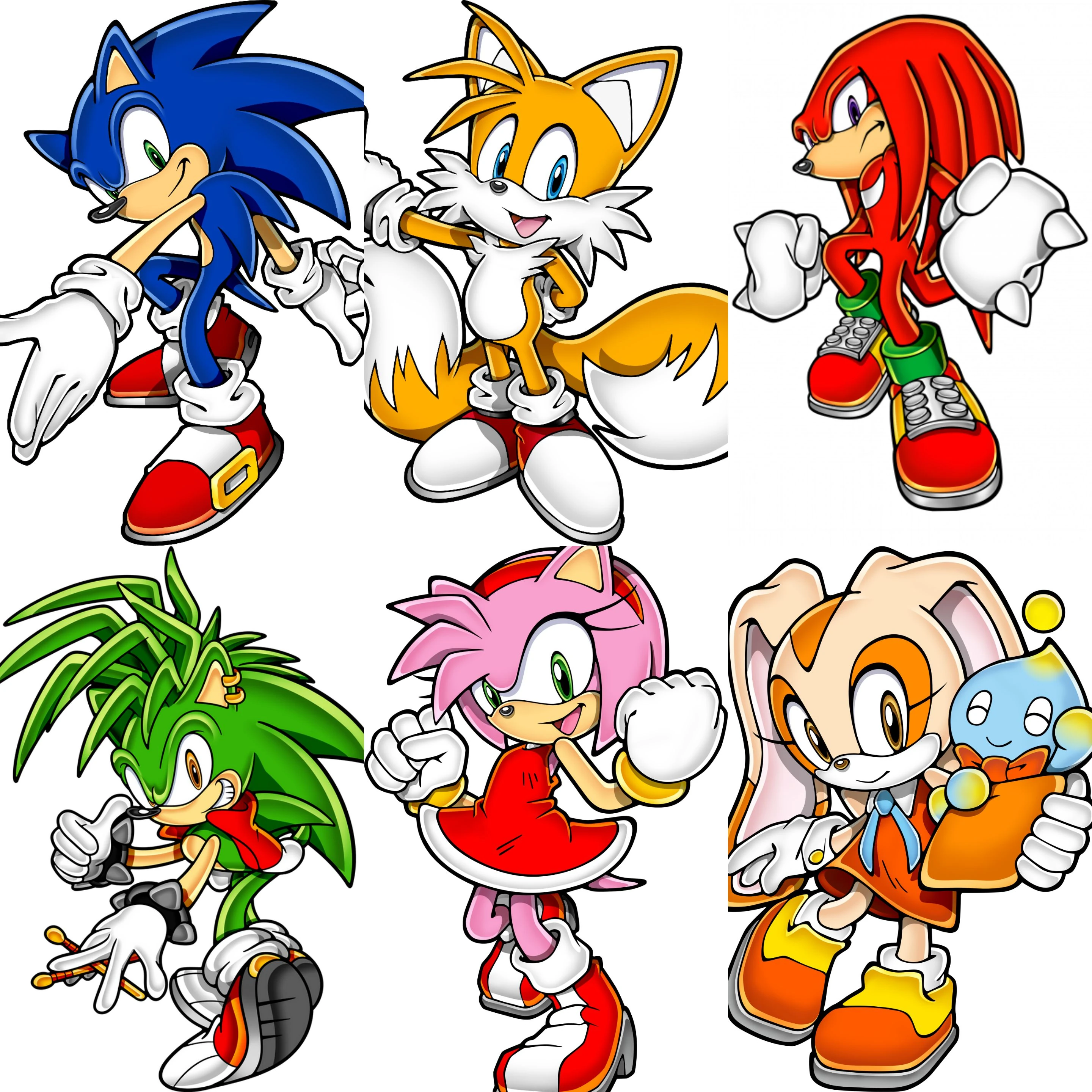 Check out my collage for the cover of the Sonic TV show that I came up ...