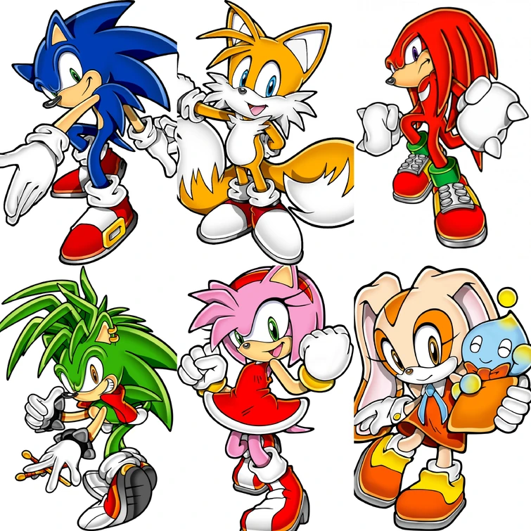 Check out my collage for the cover of the Sonic TV show that I came up ...