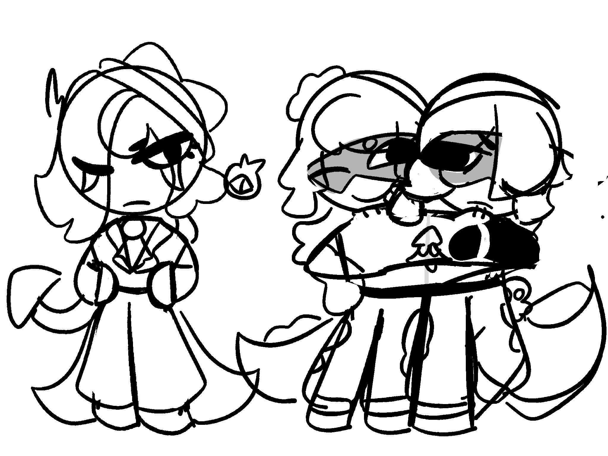 woaj .....,.,., oc concepts woaj [ indigo mikcap and masked moray twins ...