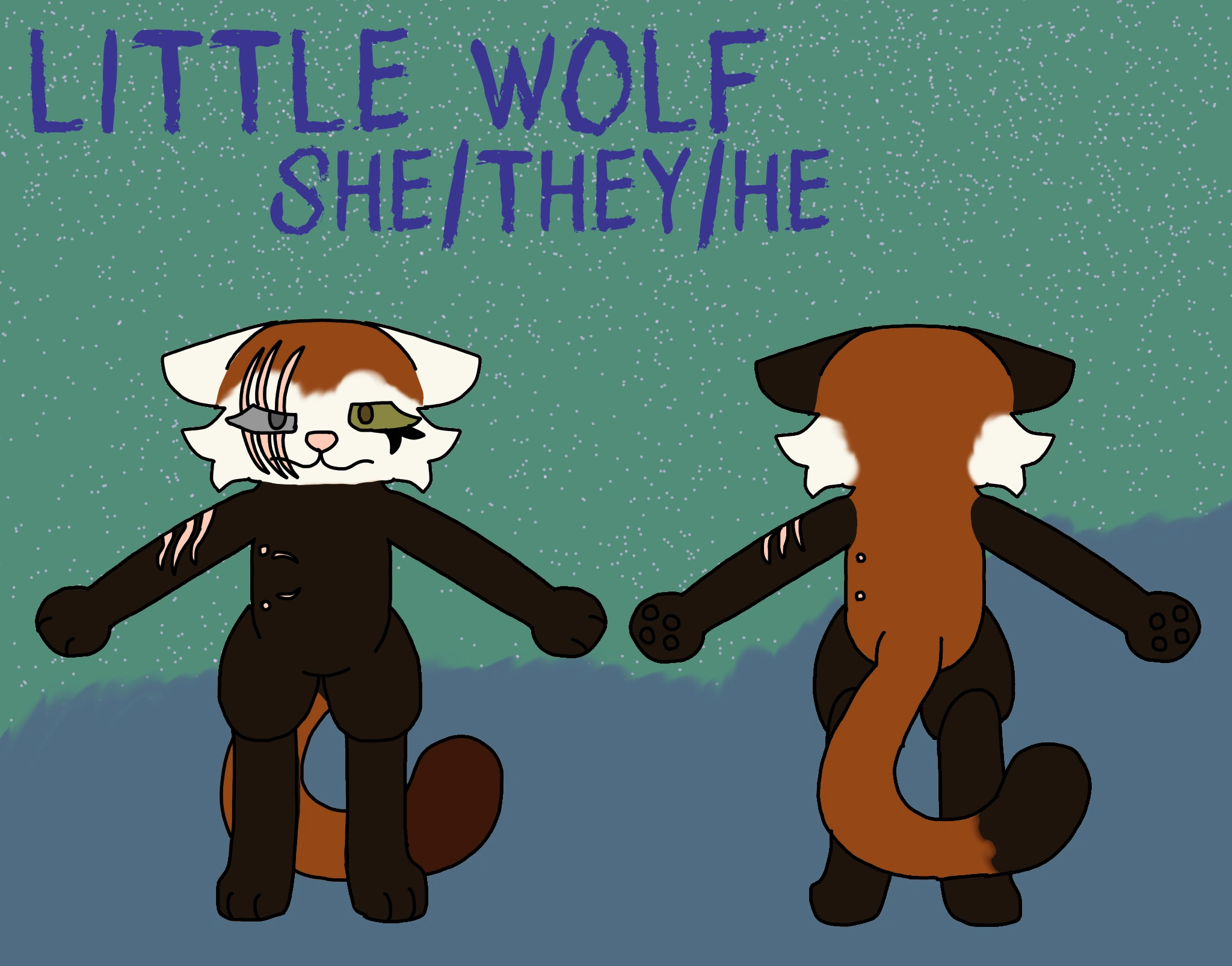 “Take advantage now and Strike, little wolf, strike” Oc for meh game ...