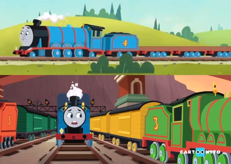 I wonder if these freight wagons were storyboarded as coaches. | Fandom