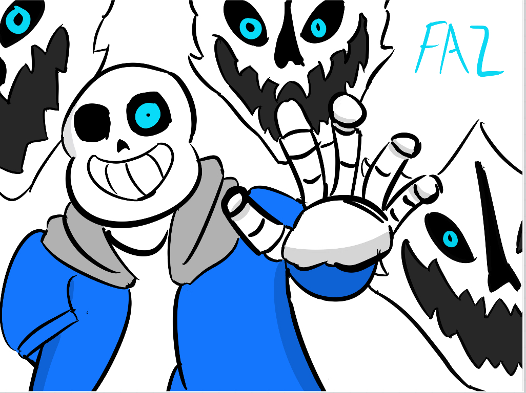 Random sans art I quickly doodled | Fandom