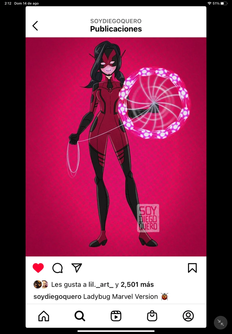 Miraculous ladybug in Marvel version. | Fandom