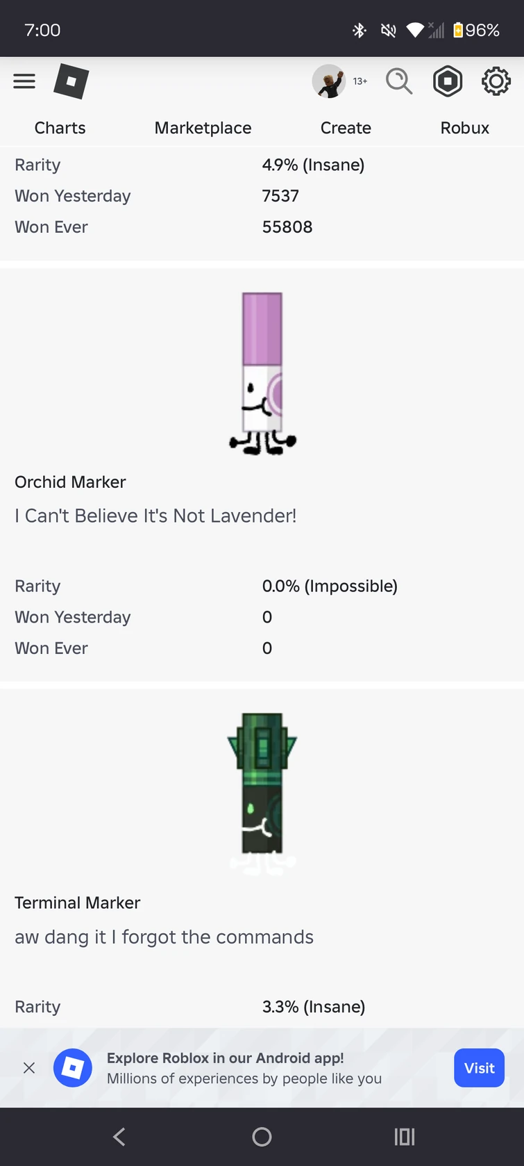 Apparently upcoming markers "accidentally" made in to the badges when ...