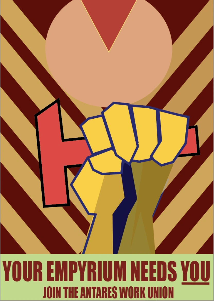 Orionite and Antares propaganda posters | Fandom