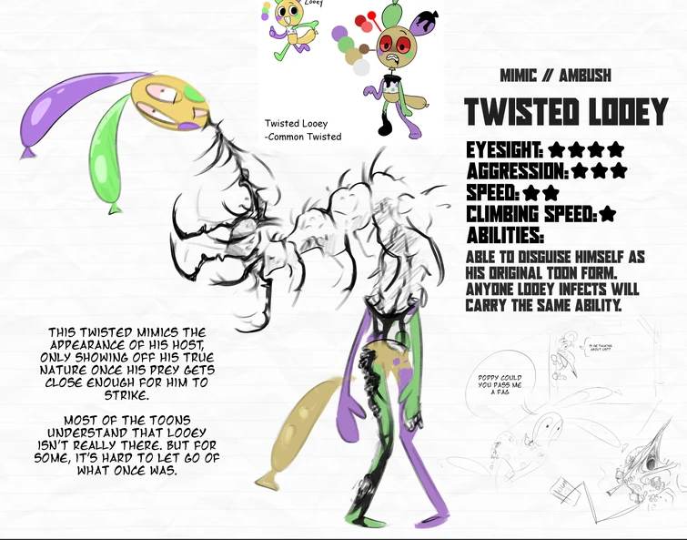 TWISTED LOOEY REDESIGN (FOR AN AU!) | Fandom