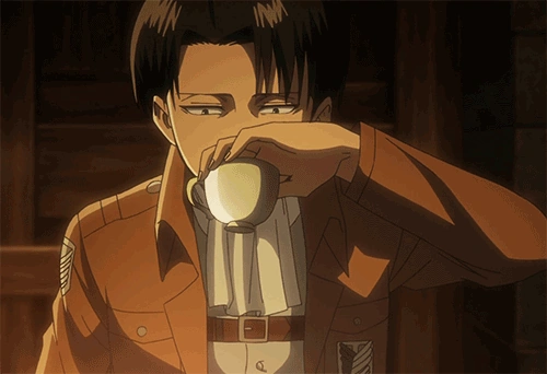 Levi and his special cup holding skills 😆 | Fandom
