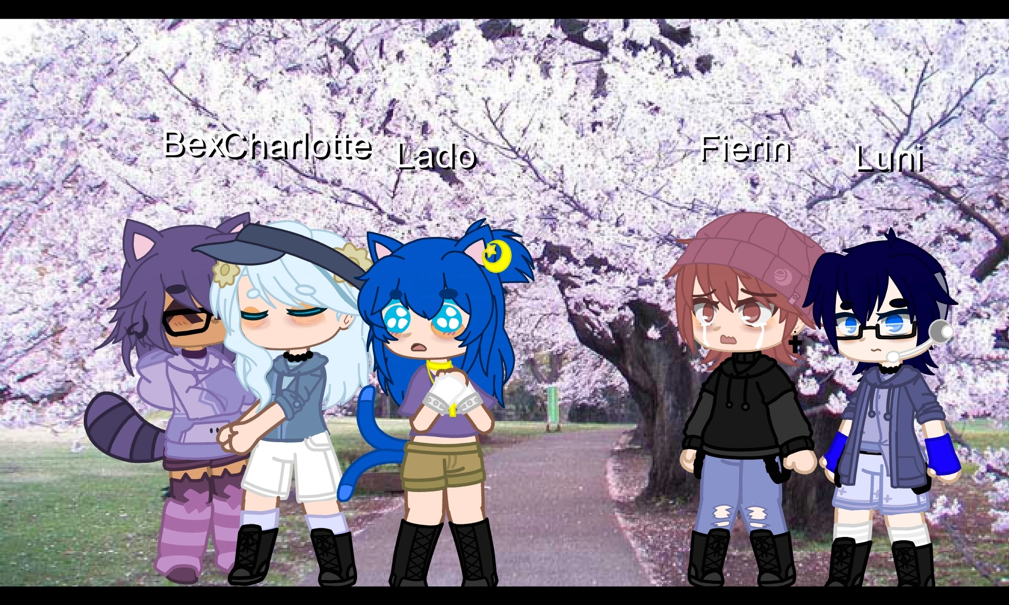 Not offical ships of luni (I forgot to change the names and my sister ...