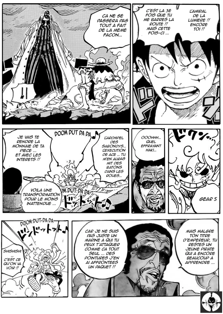 Mini Chapter: Luffy Gear 5 VS Kizaru | Fandom