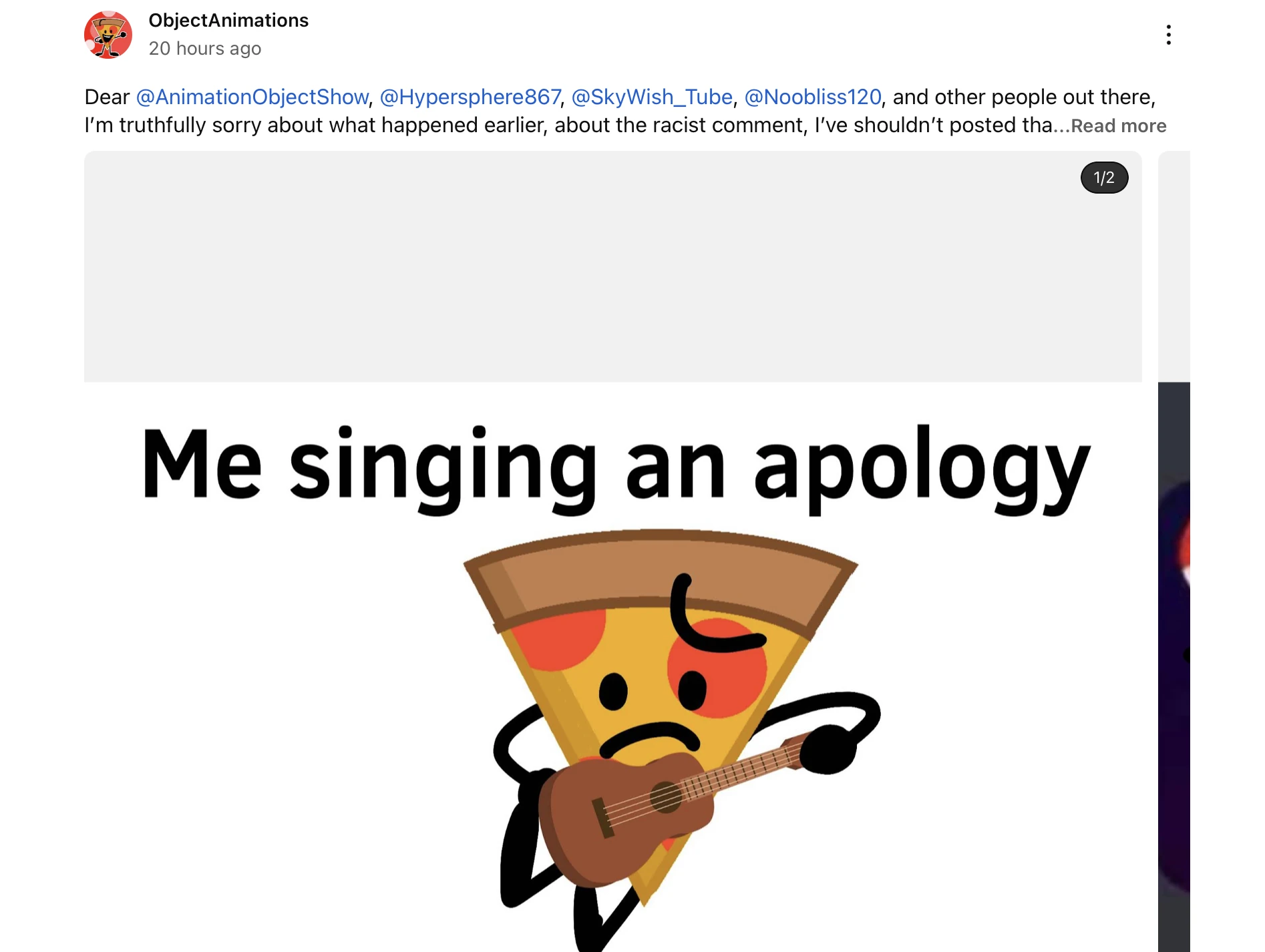 He really put a Colleen Ballinger joke in his apology. | Fandom