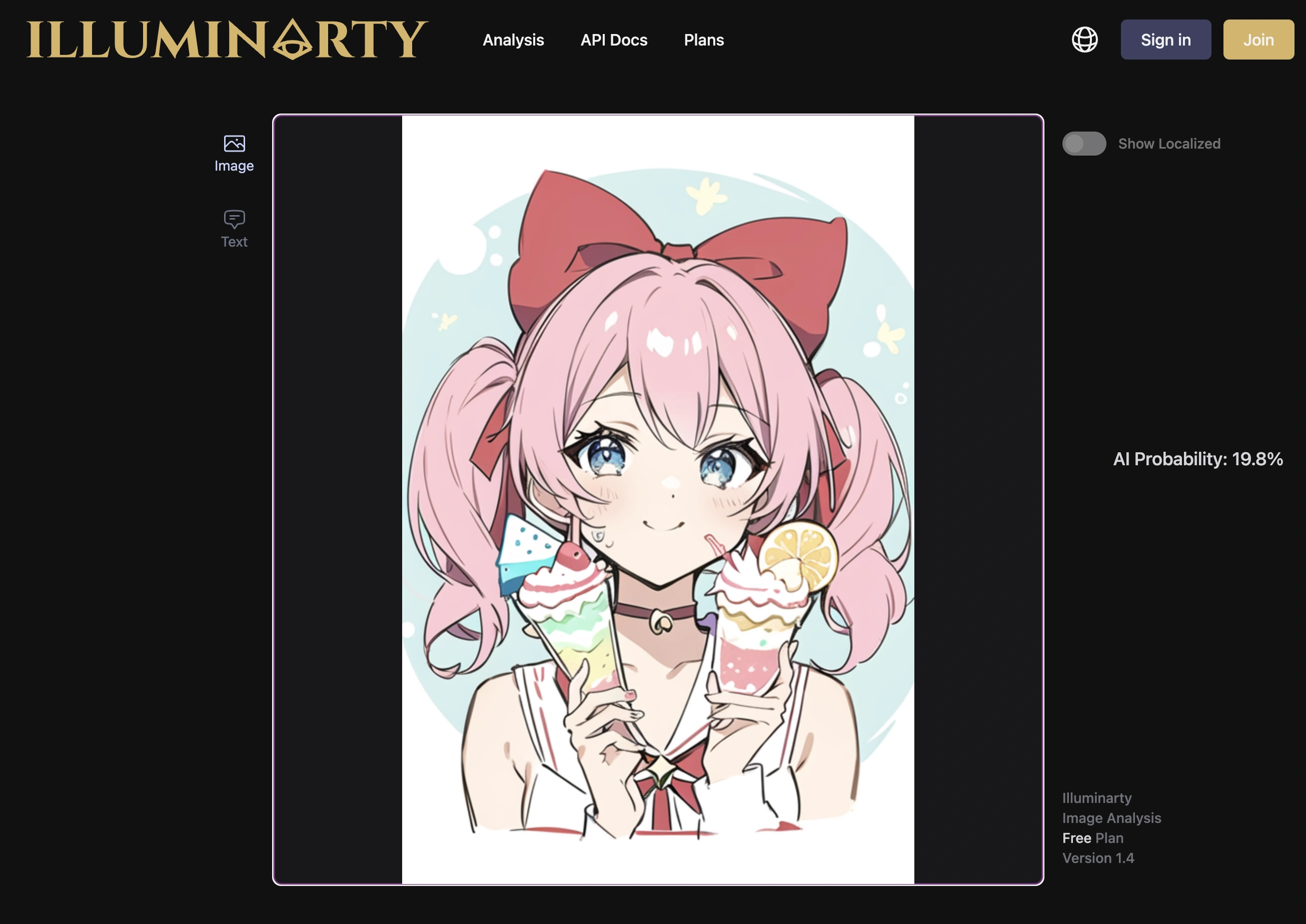 ILLUMINARTY FAILED TO DETECT THIS PIECE OF AI ART, SINCE THIS IS LOWER THAN ANY OF THE OTHER ...