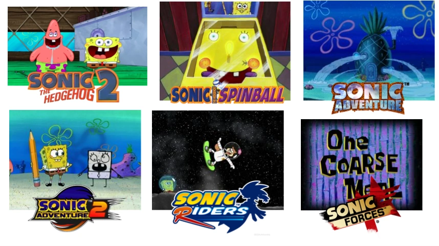 Sonic games portrayed in SpongeBob | Fandom