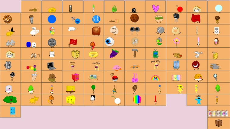 BFDI Recommended Characters VV 22 (VTE) | Fandom