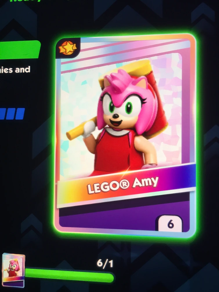 I got LEGO Amy rose in sonic dash! | Fandom
