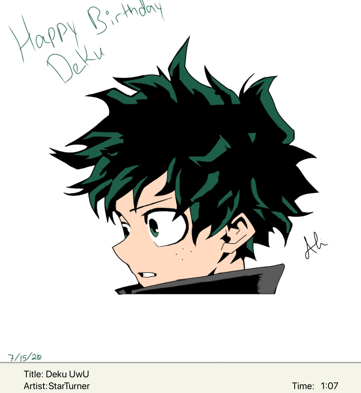 Happy (early) Birthday Deku! | Fandom