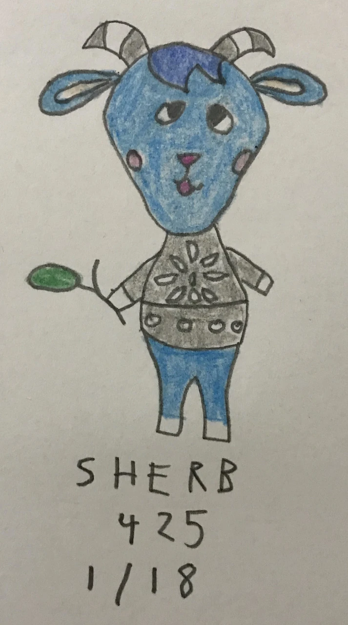 Drawing my villagers: Sherb | Fandom