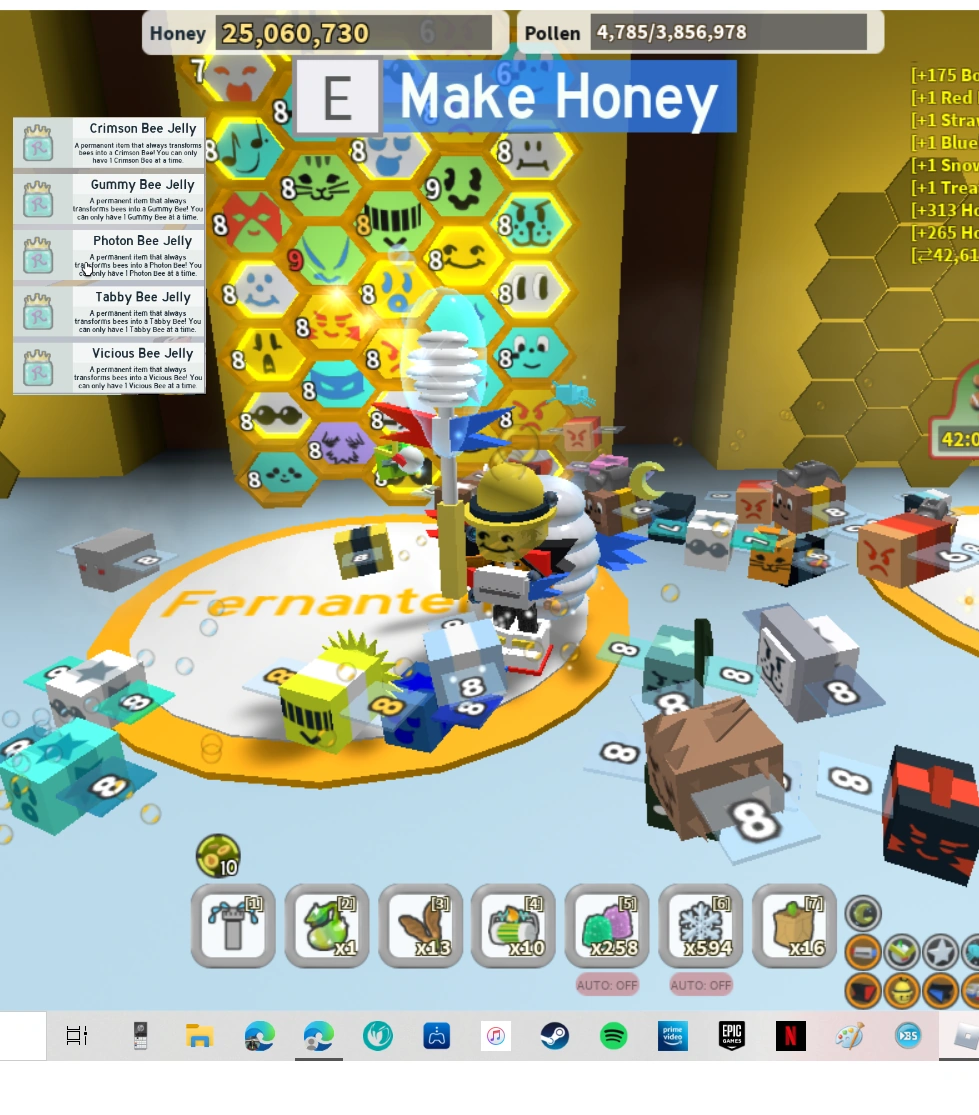 why when i buy a event bee i get a egg and after i get a jelly? | Fandom