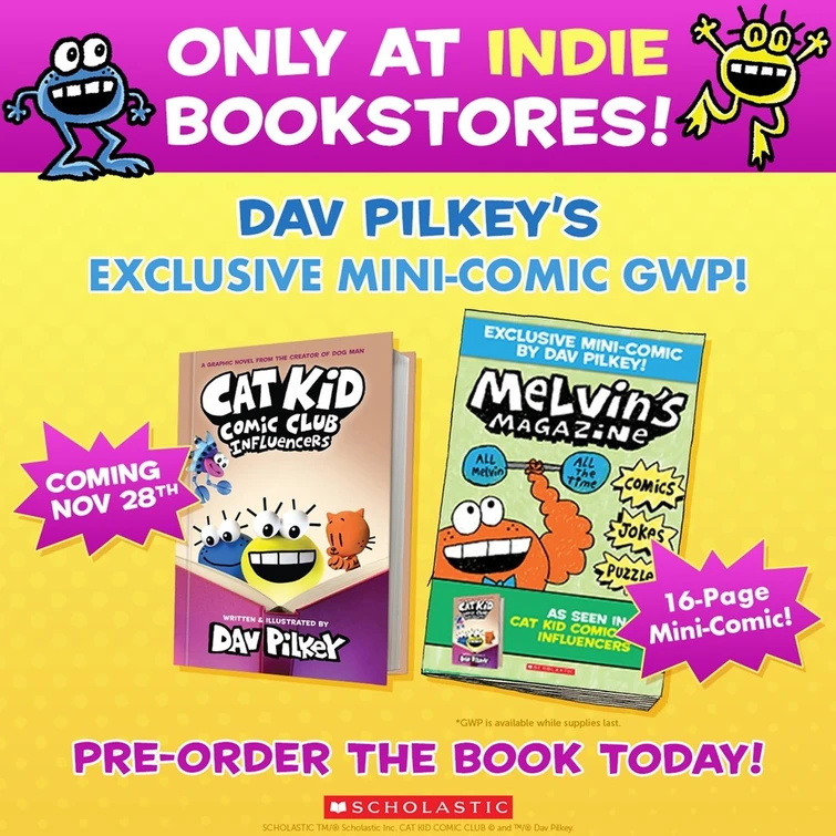 Cat Kid Comic Club: Influencers - Melvin's Magazine | Fandom