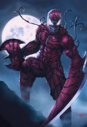 If the psycho murderer, carnage, came back to death battle to redeem ...