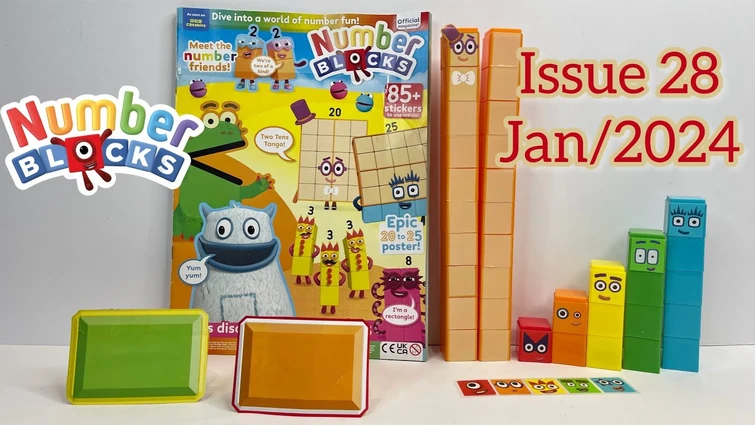 Numberblocks Magazine from 1-29, Seven, Octoblock and Square club | Fandom