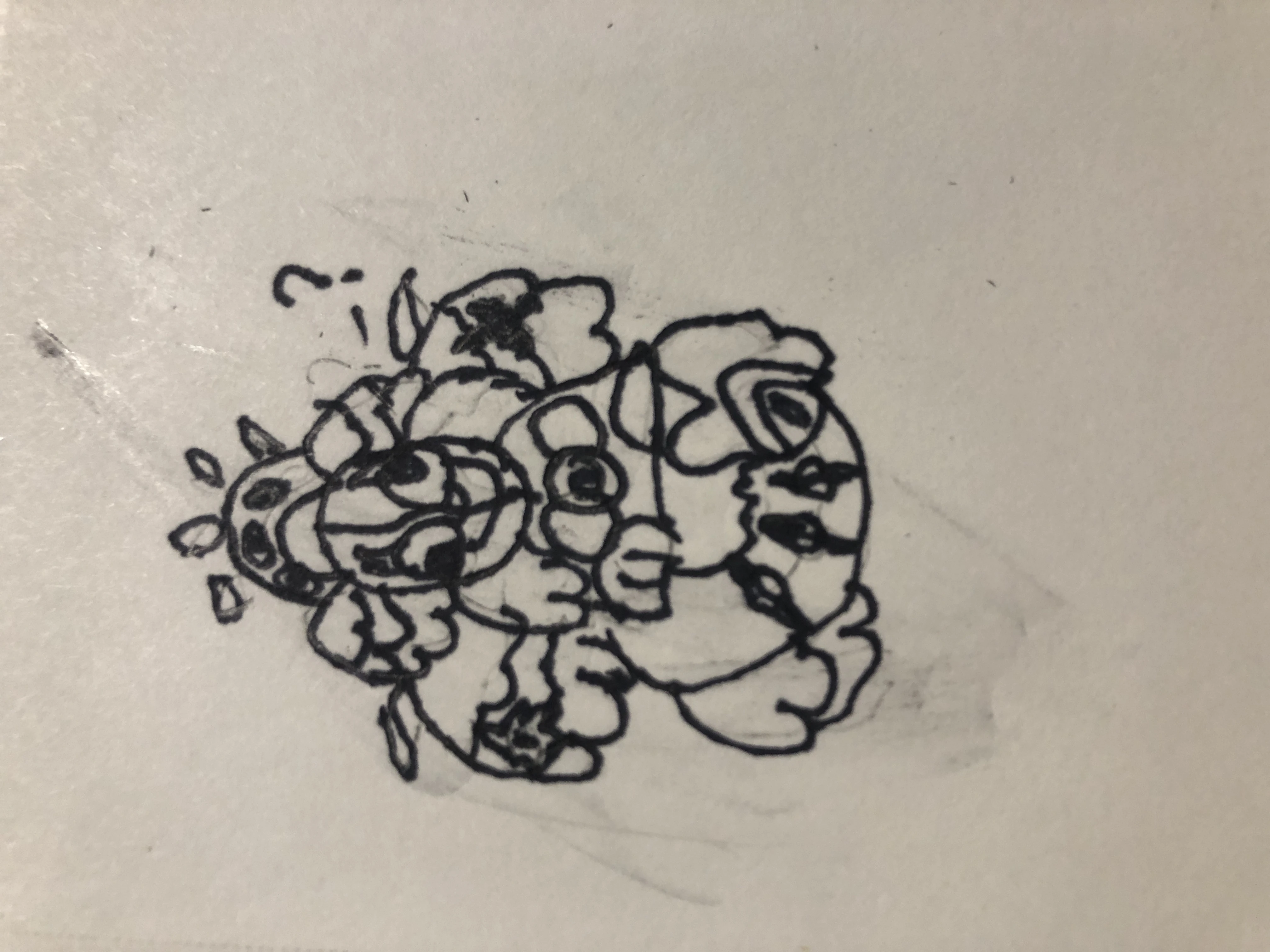 Angelic warden doodle but googly eyes | Fandom