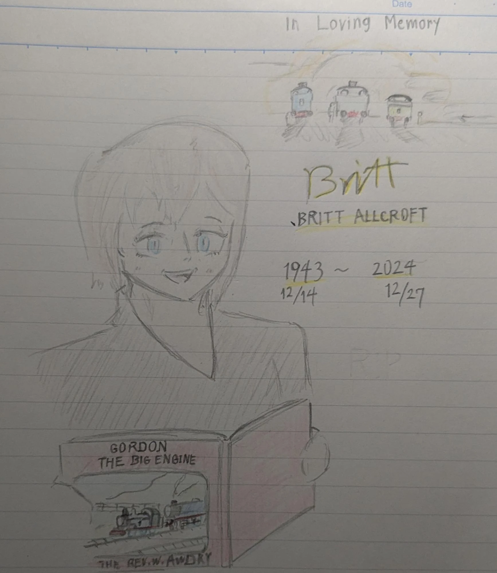 loving memory of…Britt Allcroft… | Fandom
