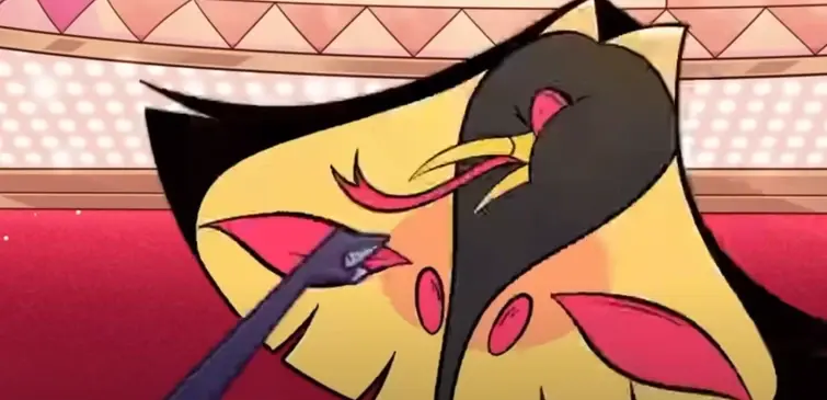 The funniest faces I've seen whenever I pause Hazbin Hotel (Part 3: Angel Dust edition (Pilot ...