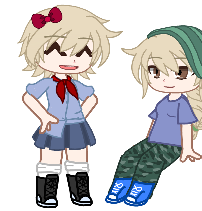 (Warning: Bright colors) Idk I was bored take my favorite genderqueer ...