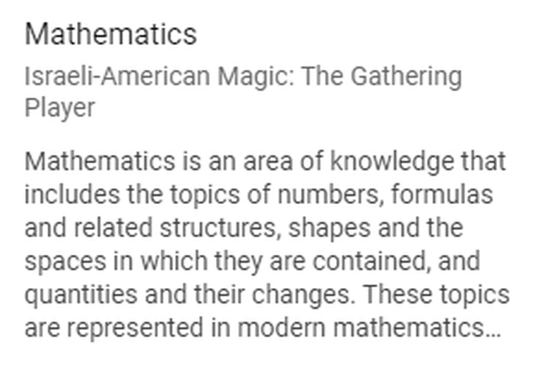 Found the true meaning of "Mathematics" | Fandom