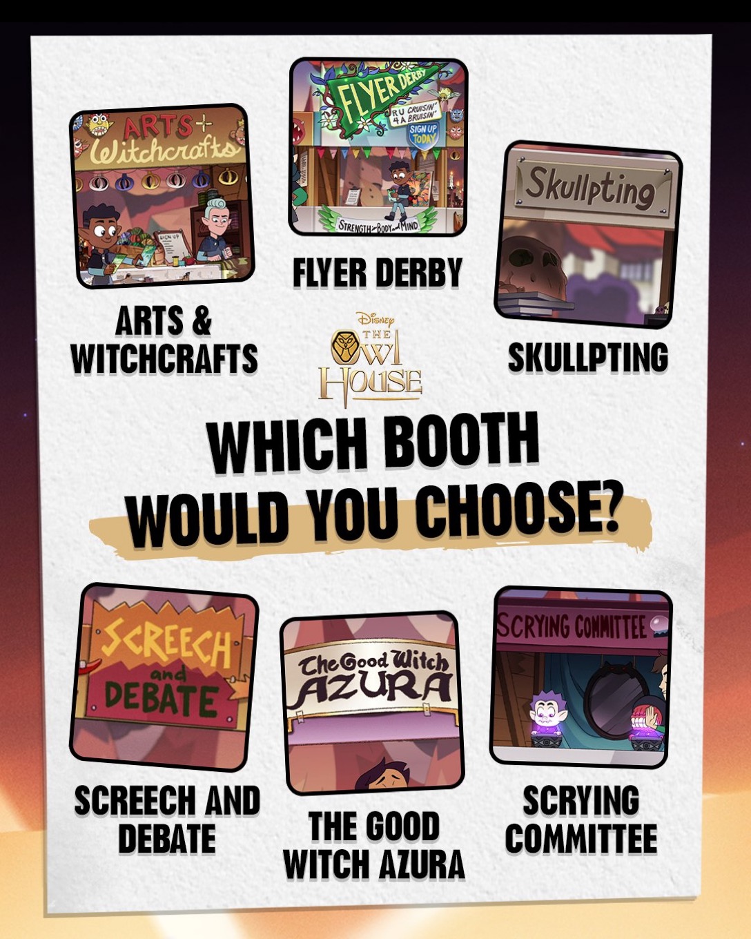 What booth would you choose | Fandom