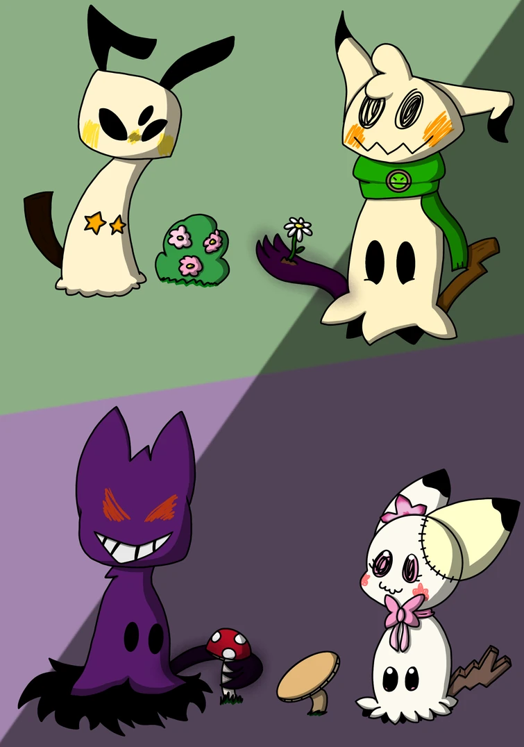 I drew some Mimikyus | Fandom