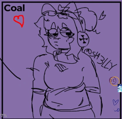 humanoid coal doodle i made :D | Fandom