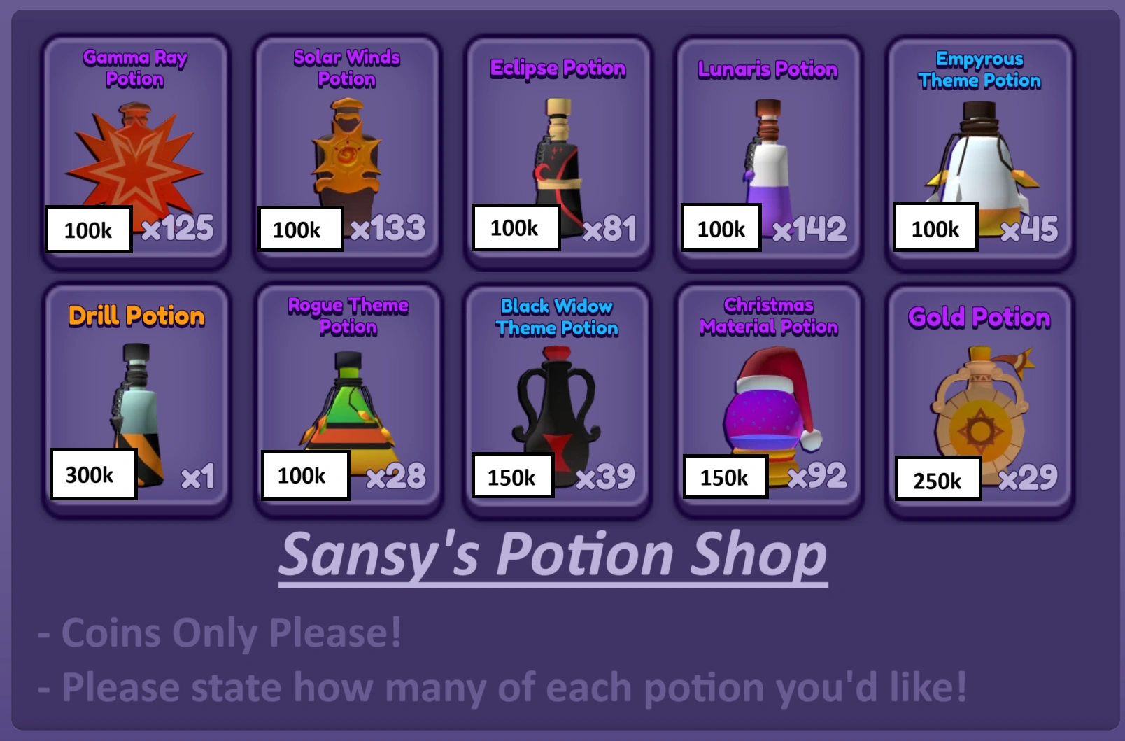Sansy's Potion Shop | Fandom