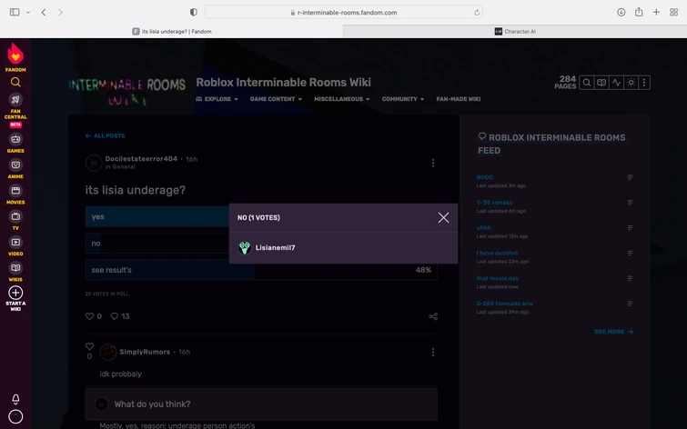 its lisia underage? | Fandom